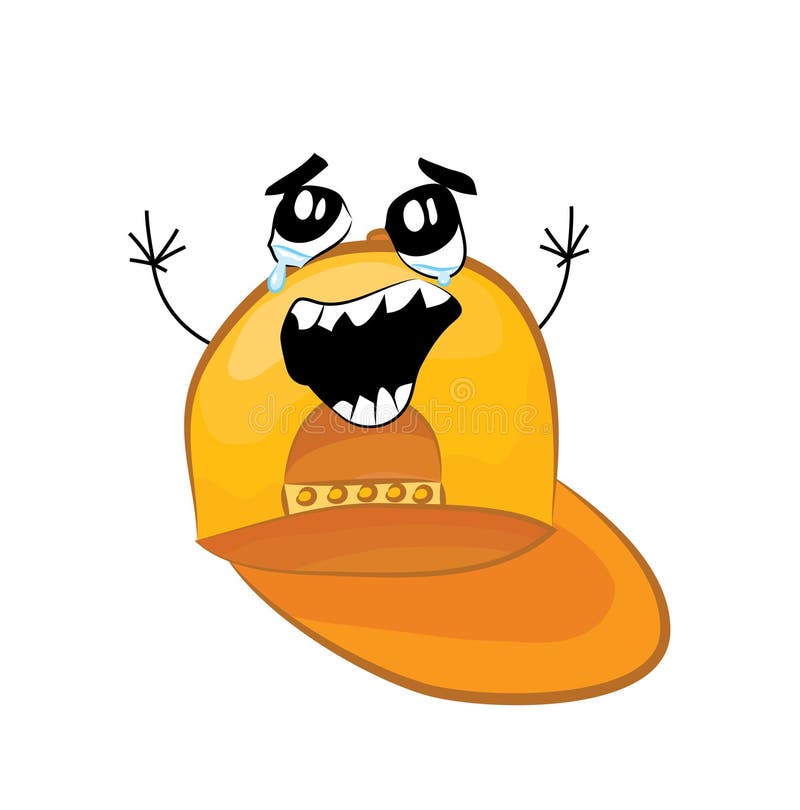 Crying Golf Ball Mascot Cartoon Stock Vector - Illustration of isolated ...