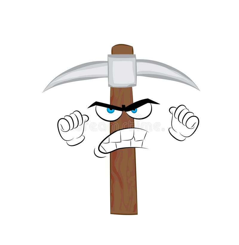 Angry Pickaxe Stock Illustrations – 13 Angry Pickaxe Stock ...