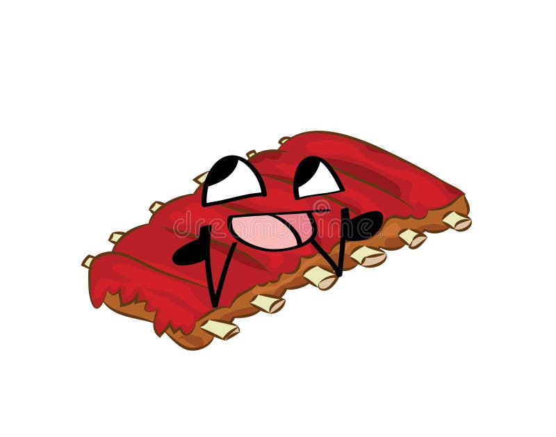 Bbq Ribs Cartoon Stock Illustrations – 469 Bbq Ribs Cartoon Stock ...