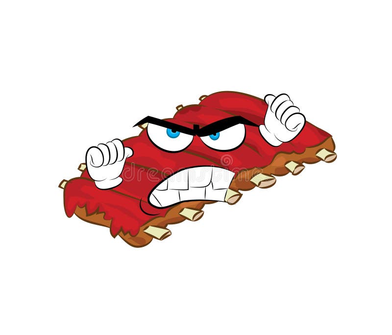 Bbq Ribs Cartoon Stock Illustrations – 622 Bbq Ribs Cartoon Stock ...