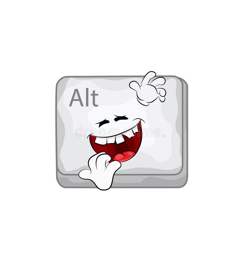 Alt Key Cartoon Stock Illustrations – 272 Alt Key Cartoon Stock ...