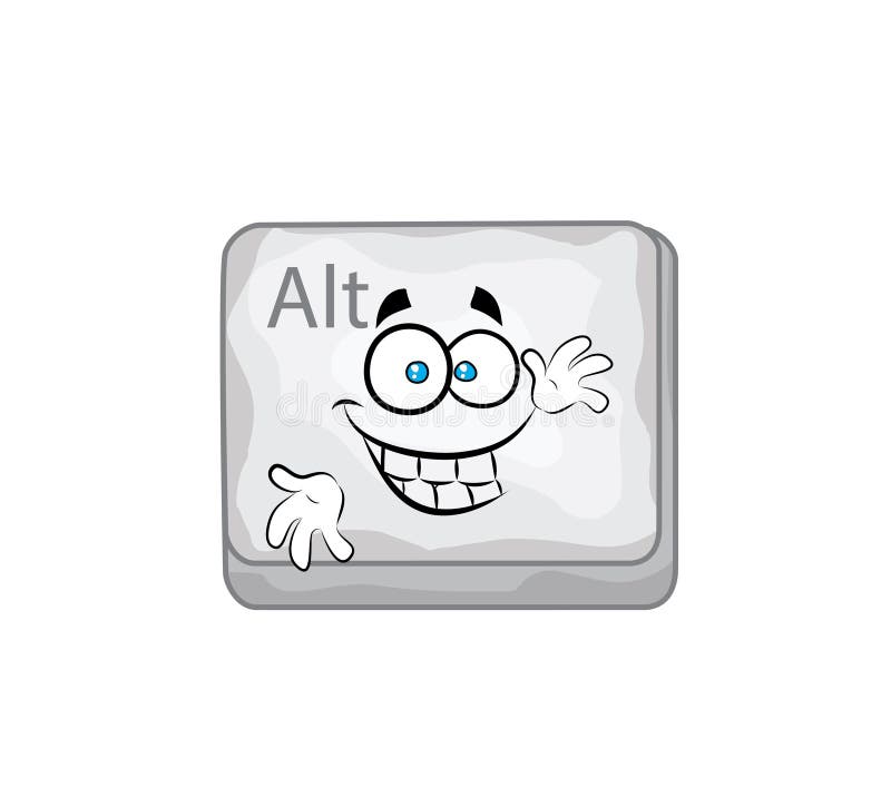 Alt Key Cartoon Stock Illustrations – 272 Alt Key Cartoon Stock ...