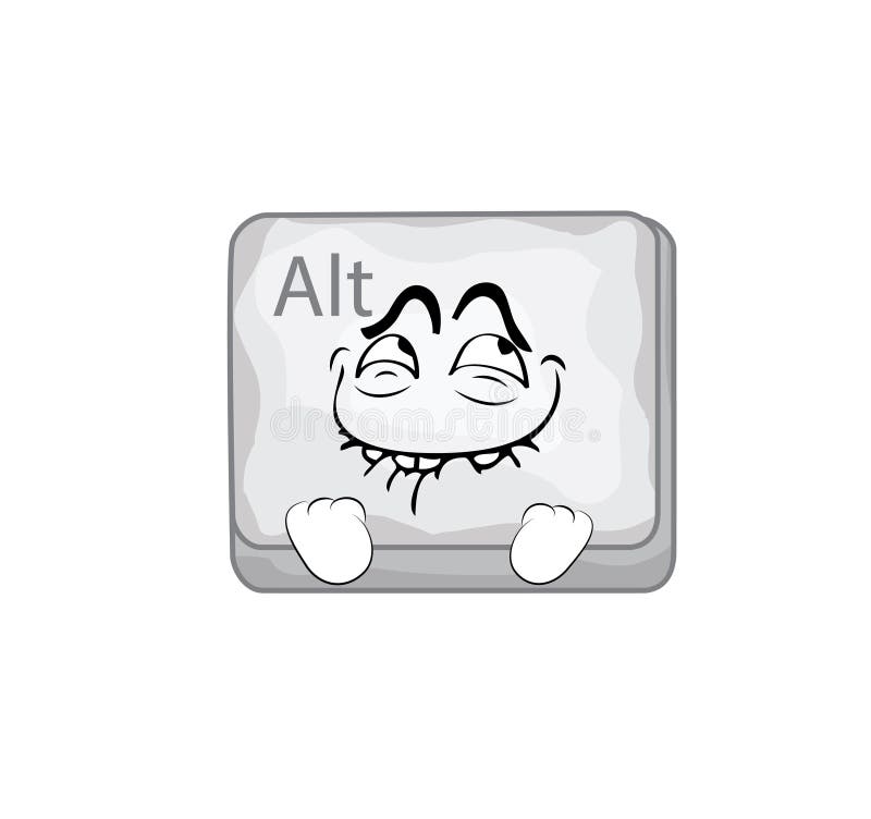 Alt Key Cartoon Stock Illustrations – 264 Alt Key Cartoon Stock ...