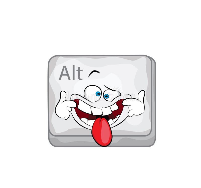 Alt Key Cartoon Stock Illustrations – 272 Alt Key Cartoon Stock ...