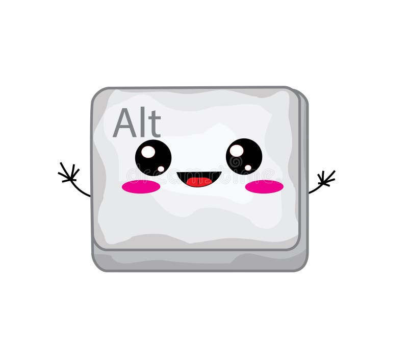 Alt Key Cartoon Stock Illustrations – 272 Alt Key Cartoon Stock ...