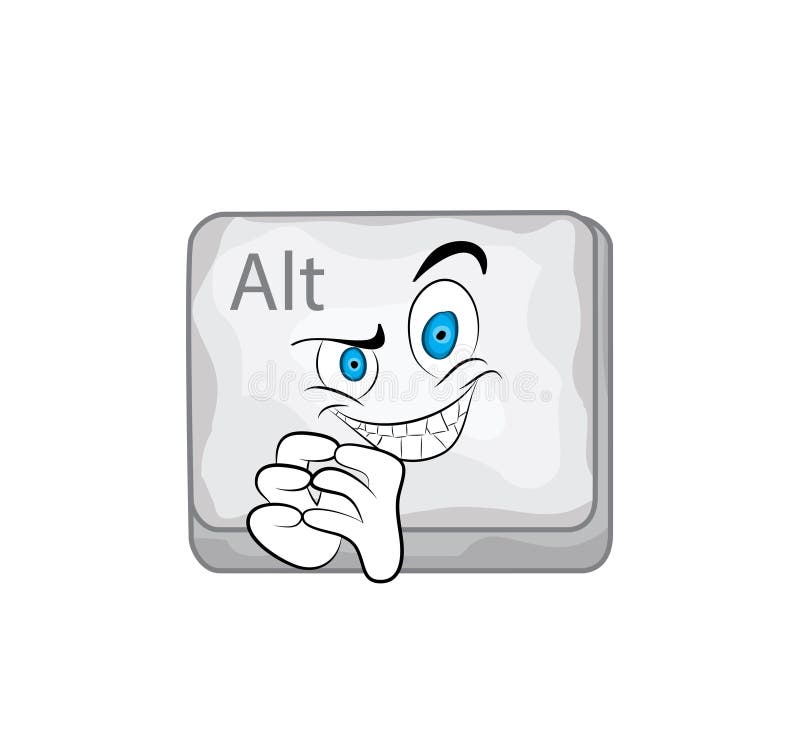 Alt Key Cartoon Stock Illustrations – 272 Alt Key Cartoon Stock ...