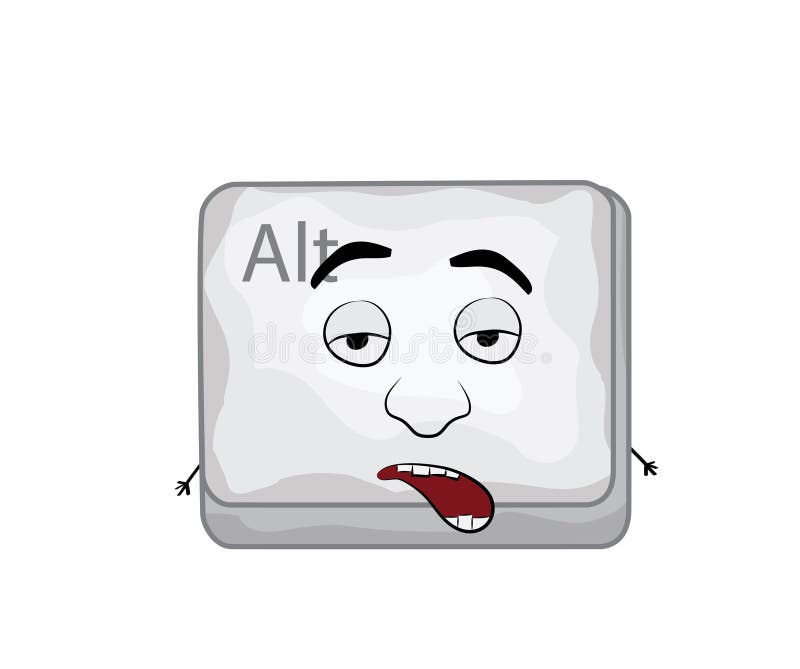 Alt Key Cartoon Stock Illustrations – 264 Alt Key Cartoon Stock ...