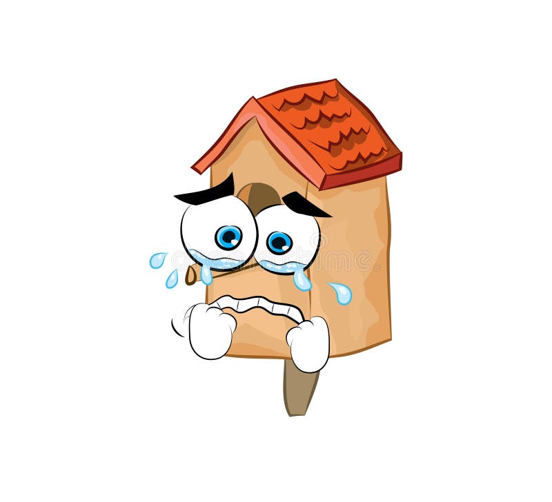 Cartoon House Sad Stock Illustrations – 1,176 Cartoon House Sad Stock ...