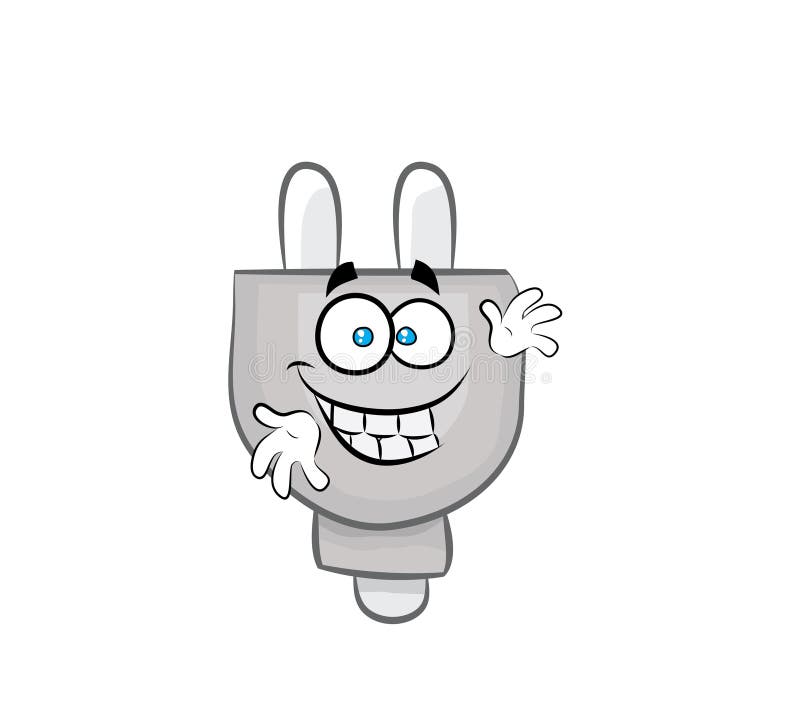 Happy Electric Guitar Cartoon Stock Illustration - Illustration of ...