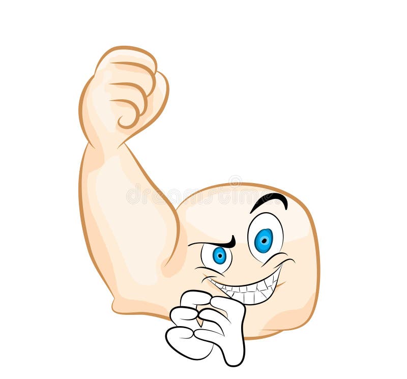 Biceps illustration stock illustration. Illustration of training - 32005988