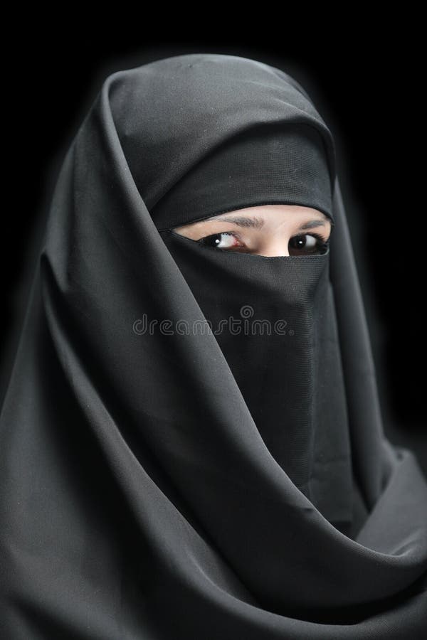 Example Picture Islam. Muslim Veiled Woman Stock Photo - Image of ...