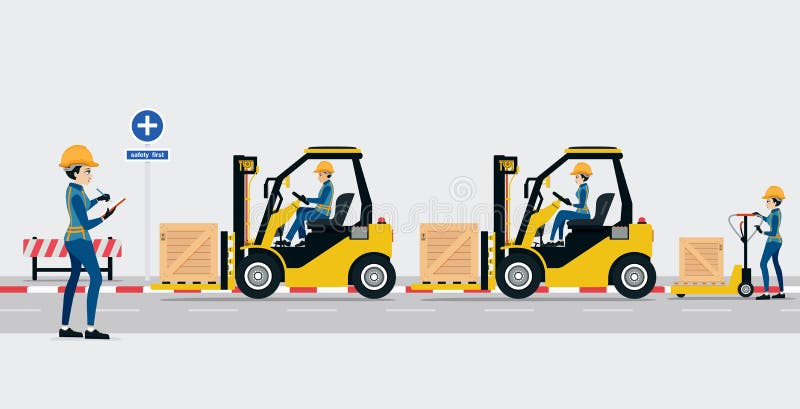 Veiligheid eerst vector illustratie. Illustration of werk - 73654510