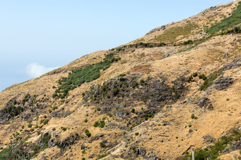 Veja a Passagem Boca Da Encumeada Na Ilha De Madeira Foto de Stock ...