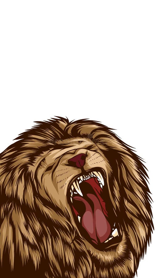 Vektor De Lion Vector Singa Stock de ilustración - Ilustración de ...
