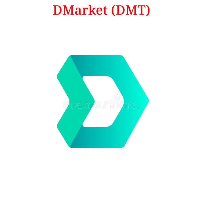 Vektor DMarket DMT-Logo vektor abbildung. Illustration von bergbau ...