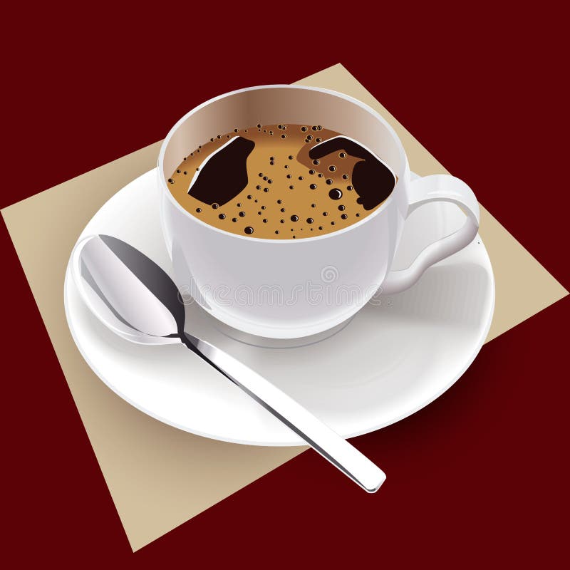 Ta Den Bort Kaffekoppen Med Sidor Och Latteexponeringsglas Vektor ...