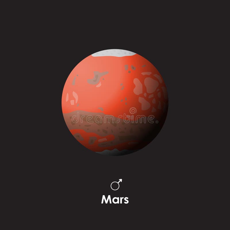 Vektor Mars Rouille Symbol Design Vektor Abbildung - Illustration von ...