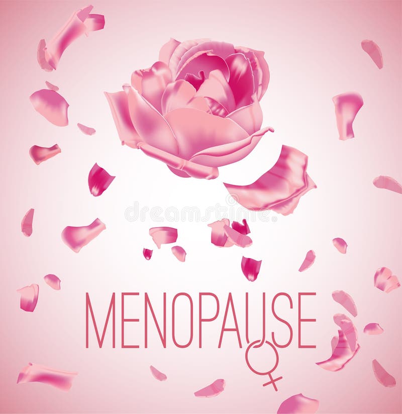 Vektor-Menopausen-Bild vektor abbildung. Illustration von hormon ...