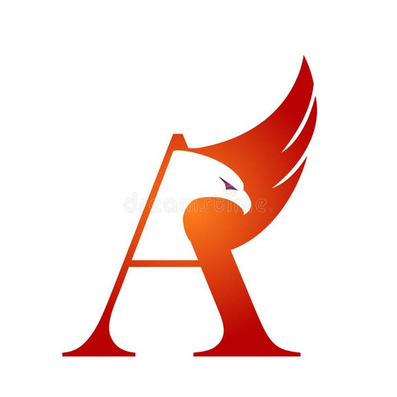 Vektor Orange Hawk Initial Ein Logo Stock Abbildung - Illustration von ...