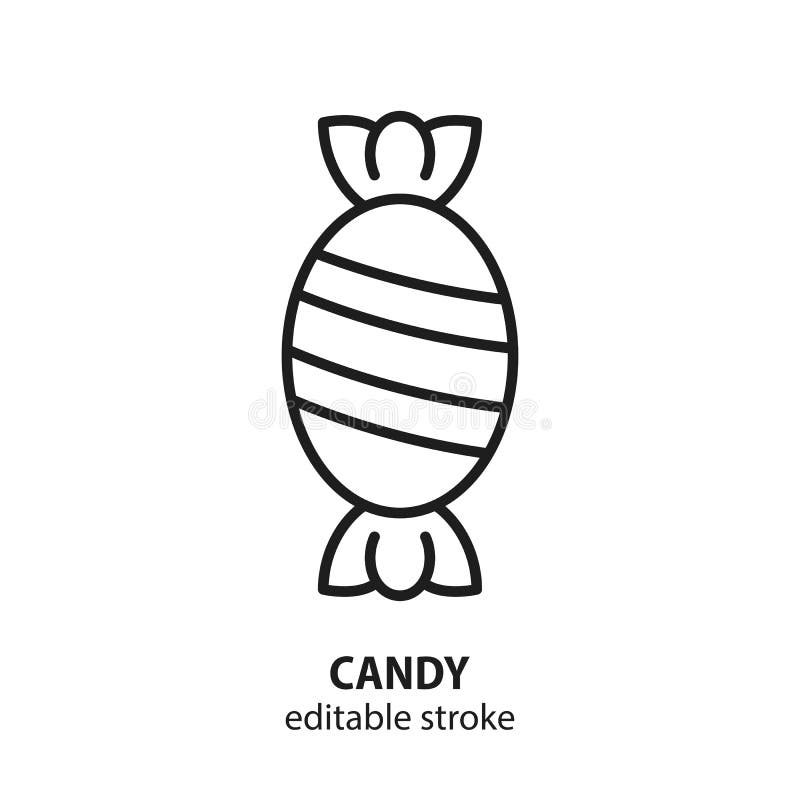 Vektor-Symbol. Linienzeichen. Editierbarer Strich Vektor Abbildung ...