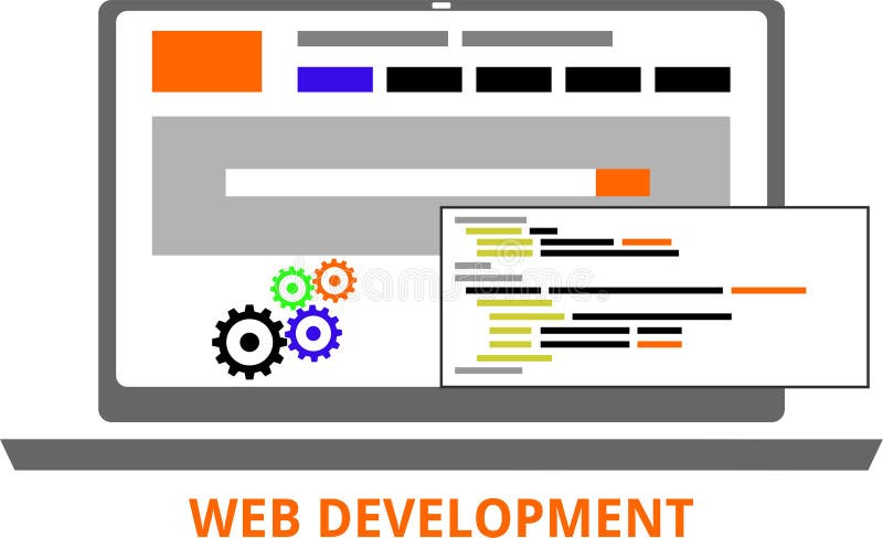 Vektor - Web-Entwicklung vektor abbildung. Illustration von optimierung ...