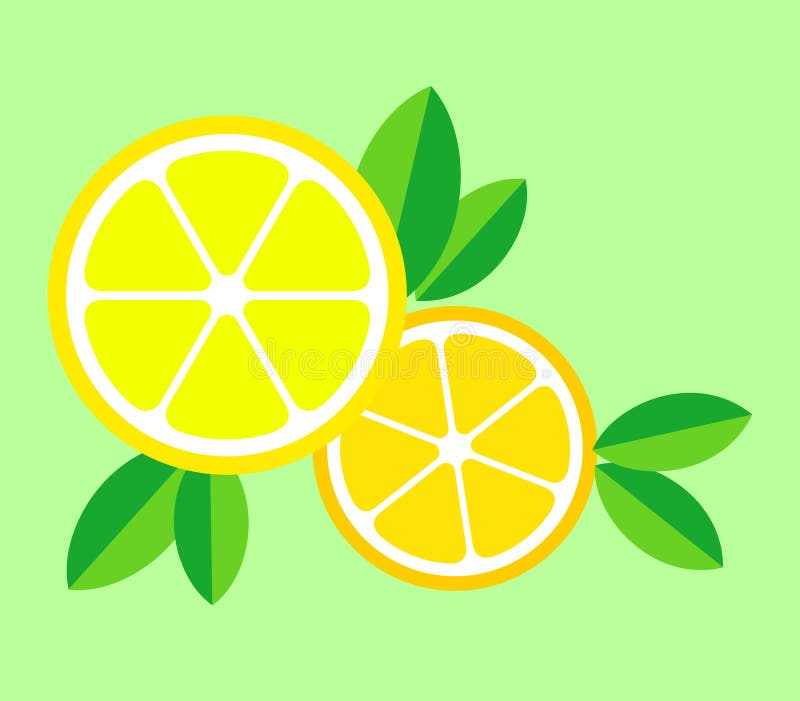 Vektorillustration Der Zitrone Stock Abbildung - Illustration von kalk ...