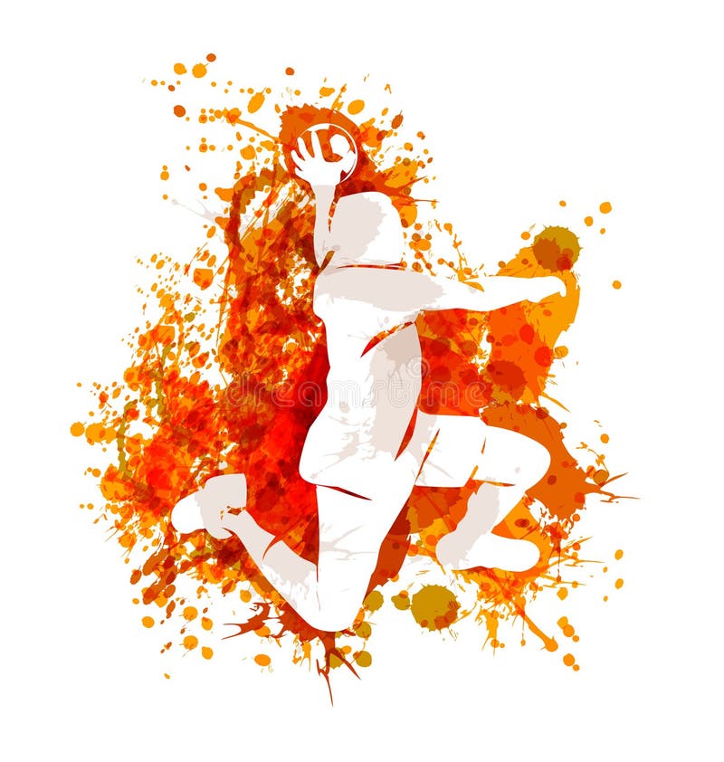 Jungen-Handball-Spieler, Kinderzuk?nftige Professionelle Sportive ...