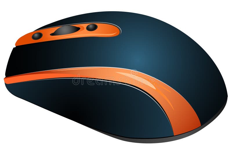 Satz Illustrationen Eine Computer-Maus Vektor Abbildung - Illustration ...