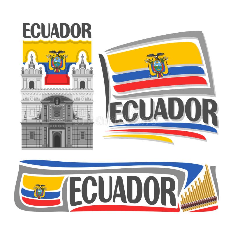 Vektorlogo Ecuador vektor abbildung. Illustration von beschreibung ...