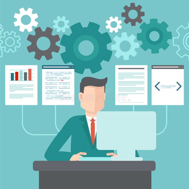 Programmierer Stock Illustrationen, Vektoren, & Kliparts - 49,049 Stock ...