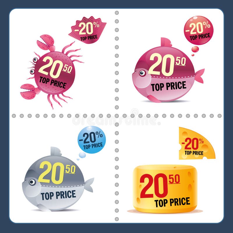 Vektorset Preise vektor abbildung. Illustration von zeitschrift - 66022171