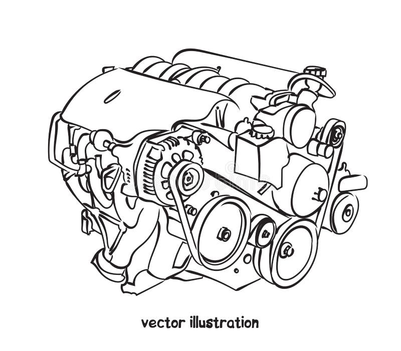 Automotors Stock Illustrationen, Vektoren, & Kliparts - 185 Stock ...