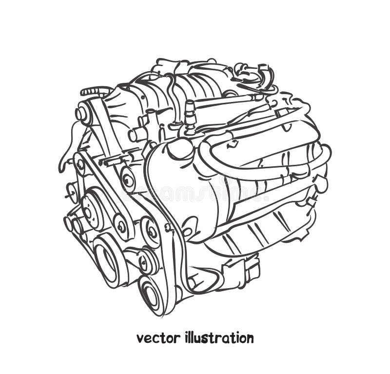 Automotors Stock Illustrationen, Vektoren, & Kliparts - 185 Stock ...