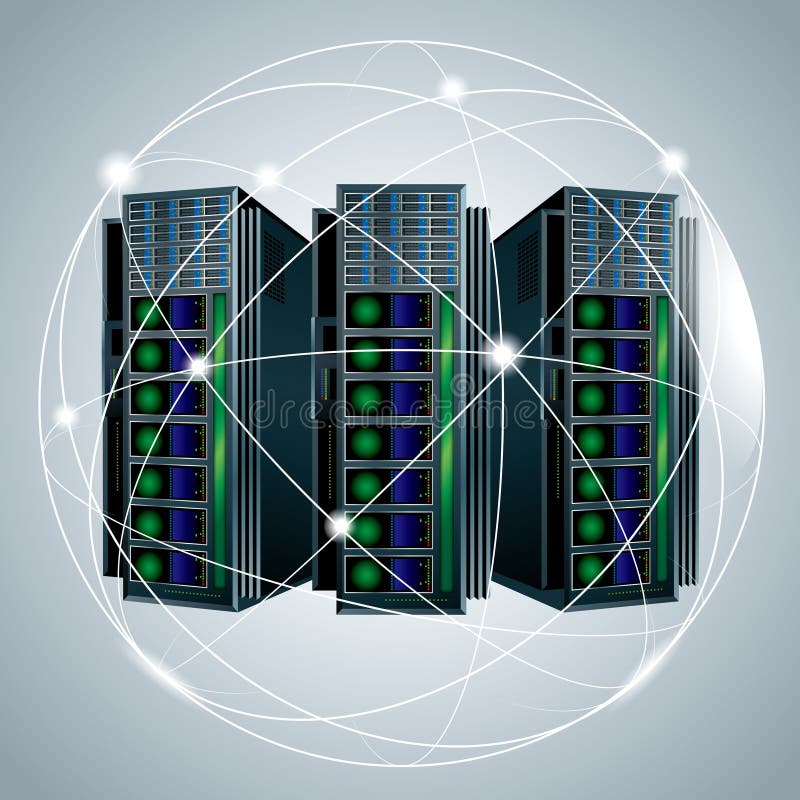 Supercomputer Stock Illustrationen, Vektors, & Klipart – (1,819 Stock ...