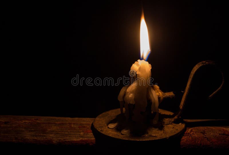 Vela derretida imagen de archivo. Imagen de cierre, derretimiento ...