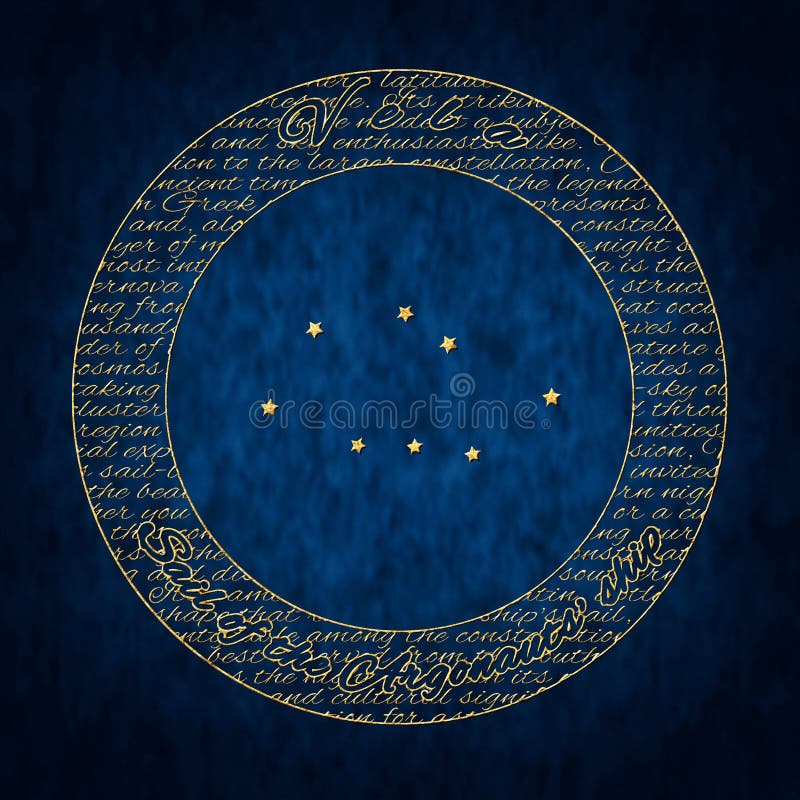 Vela Star Constellation, Sails Constellation Stock Photo - Image of ...