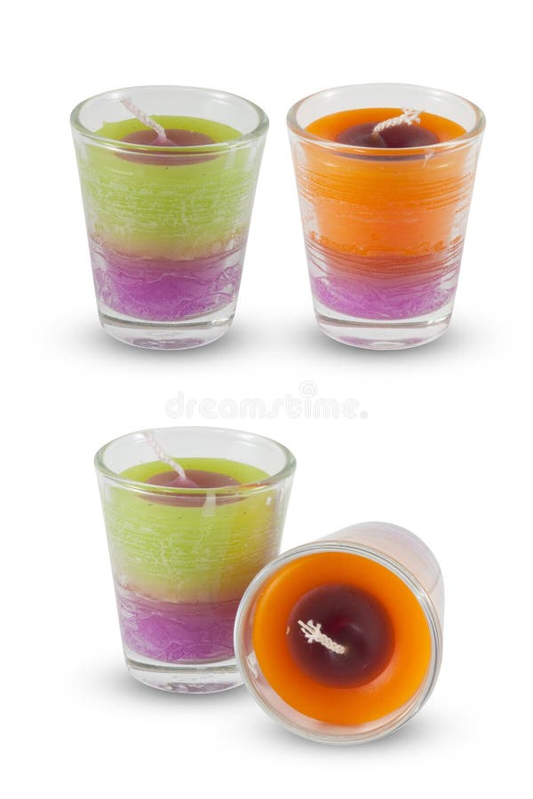 Velas coloridas imagem de stock. Imagem de vela, confete - 25132797