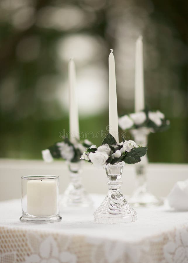 Velas De La Ceremonia De Boda Imagen de archivo - Imagen de religioso ...