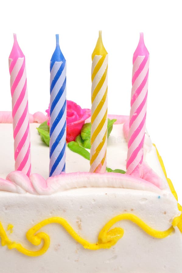 Velas Do Aniversário Com Trajeto Foto de Stock - Imagem de older, vela ...