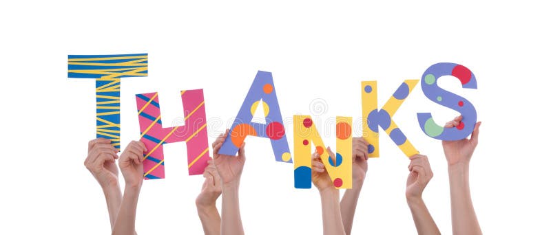 Vele Dank Van De Handenholding Stock Afbeelding - Image of geluk ...