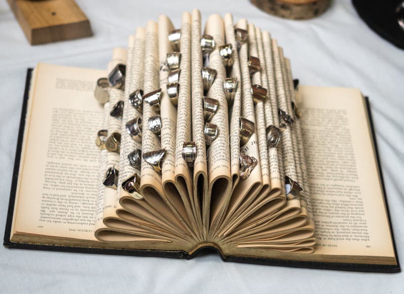 Vele ringen in een boek stock foto. Image of sluit, einden - 69516284