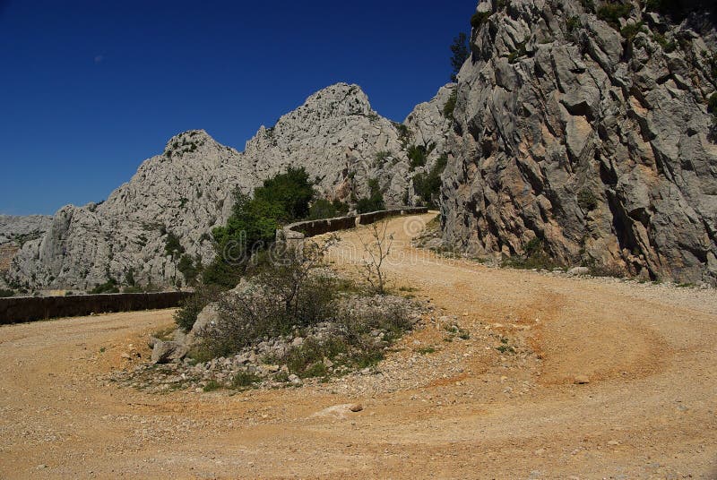 Velebit 24 stock image. Image of climb, rock, stoneface - 3784889