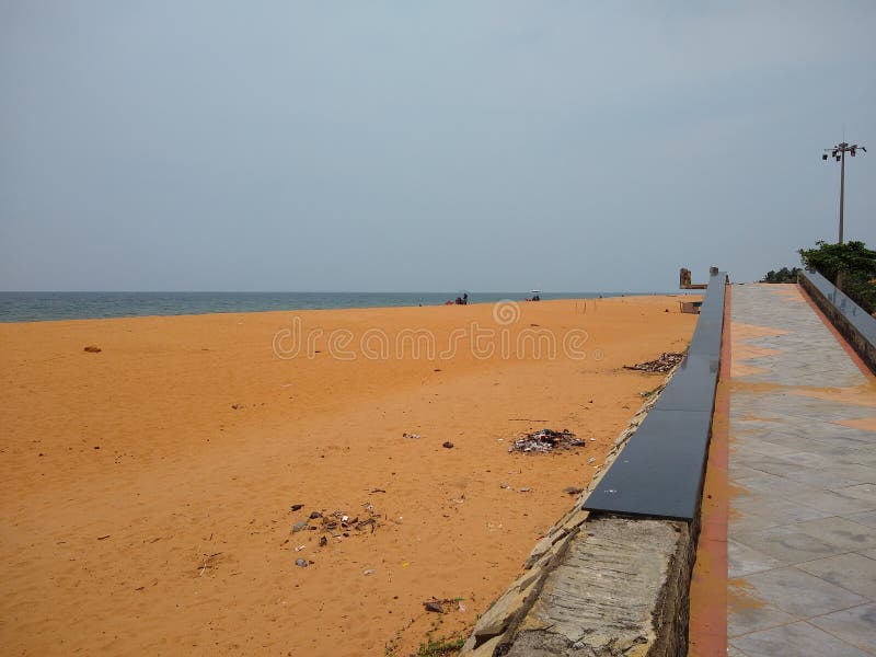 Veli Beach, Seascape View Thiruvananthapuram Kerala Stock Image - Image ...