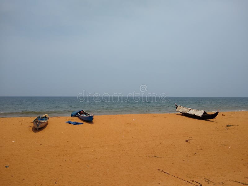 Veli Beach, Seascape View Thiruvananthapuram Kerala Stock Image - Image ...