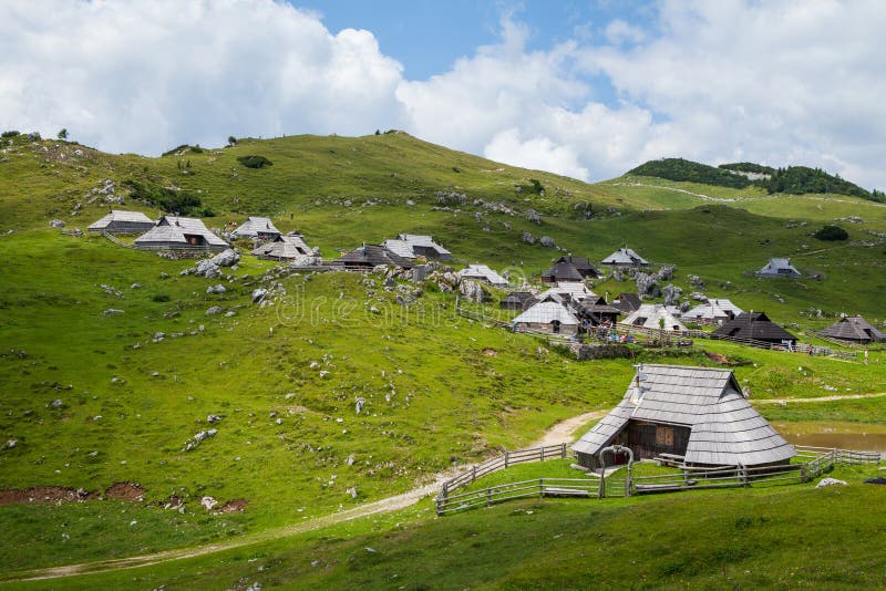 Velika Planina, Slovenia stock image. Image of architecture - 37578557