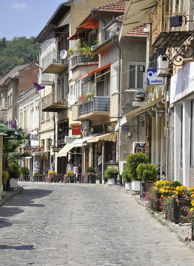 Veliko Tarnovo BG, August 15th: Old Street of the Medieval Town Veliko ... Veliko Tarnovo BG, August 15th: Old Street of the Medieval Town Veliko ...