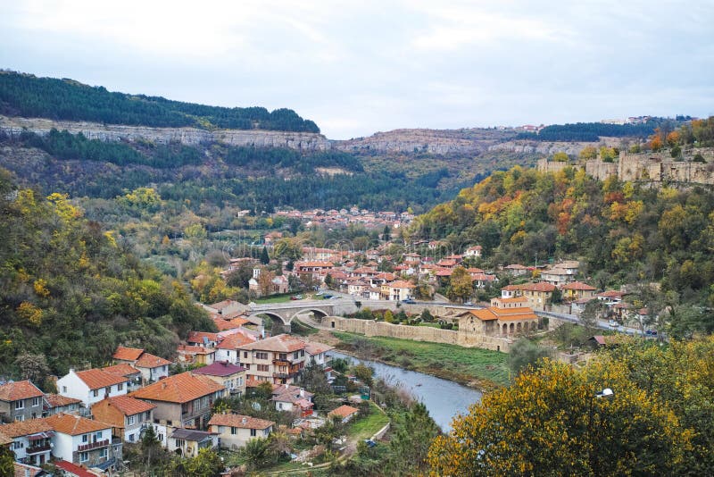 Veliko Tarnovo, BUGARIA. stock photo. Image of fall, veliko - 84520876
