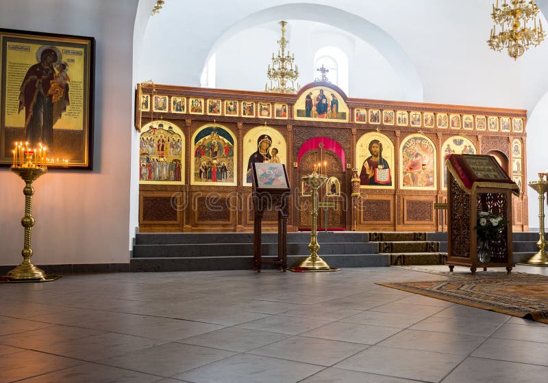 Interior of the Saviour Cathedral at the St. George Yuriev Ort ... Interior of the Saviour Cathedral at the St. George Yuriev Ort ...