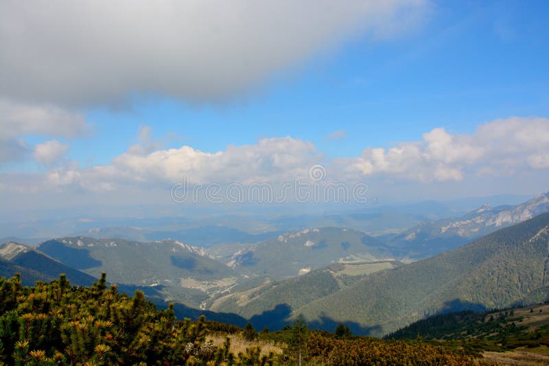 Velky Krivan, Mountain in Mala Fatra, Slovakia, View from Path Under ...
