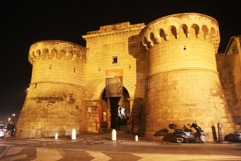 The velletri gate editorial stock photo. Image of cultural - 53740443